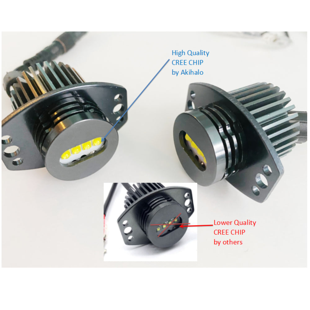 AkiHaloLED BWM E90 E91 Ange eyes halo rings -40W BMW E90 EXTREME POWER